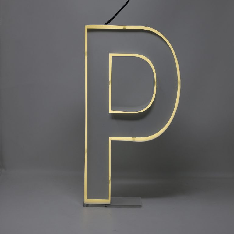 “NEON STYLE“ Letter P - iLUTE d.o.o.